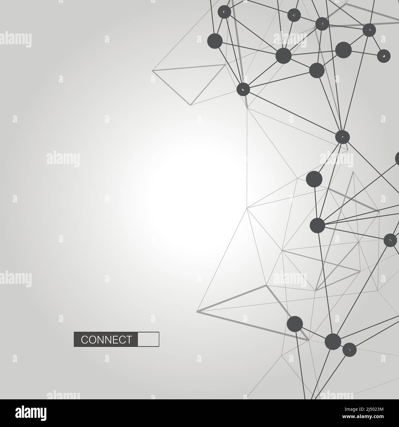 Modern abstract icon with illustration molecule. Vector design Stock ...