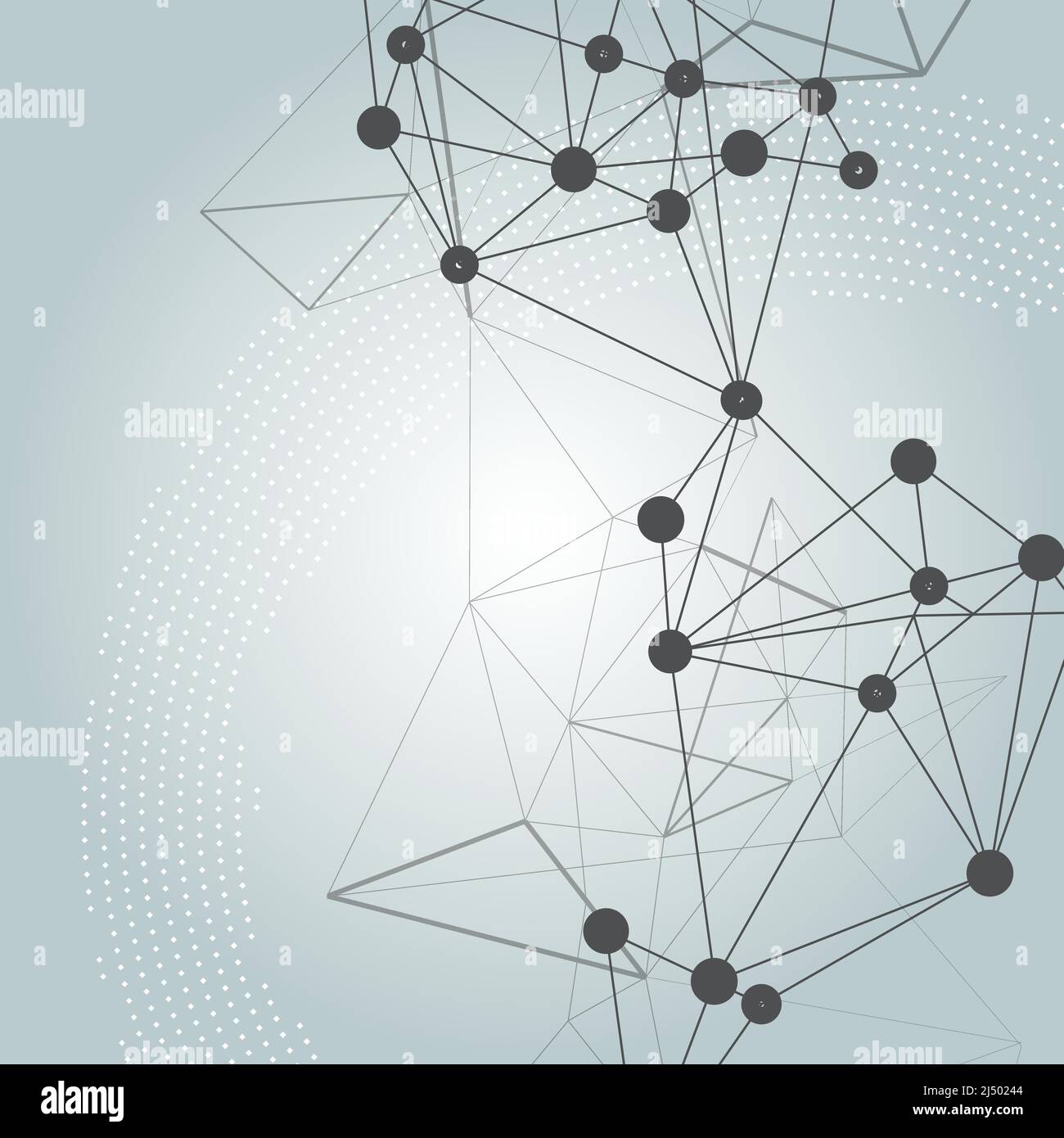 Modern vector illustration. Abstract tech background. White color ...