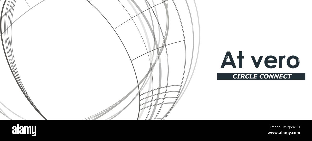 Abstract connect circles. Connection symbol atom template. Vector ...