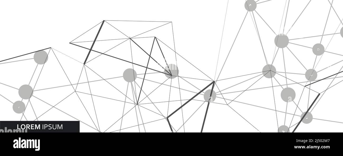 Vector graphic background dots and lines with connections. Vector ...