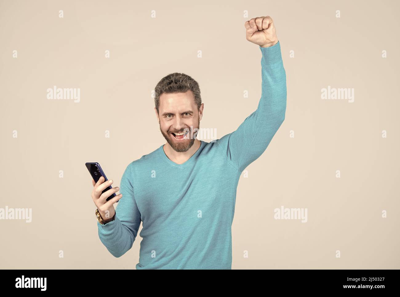 Smartphone success hi-res stock photography and images - Alamy
