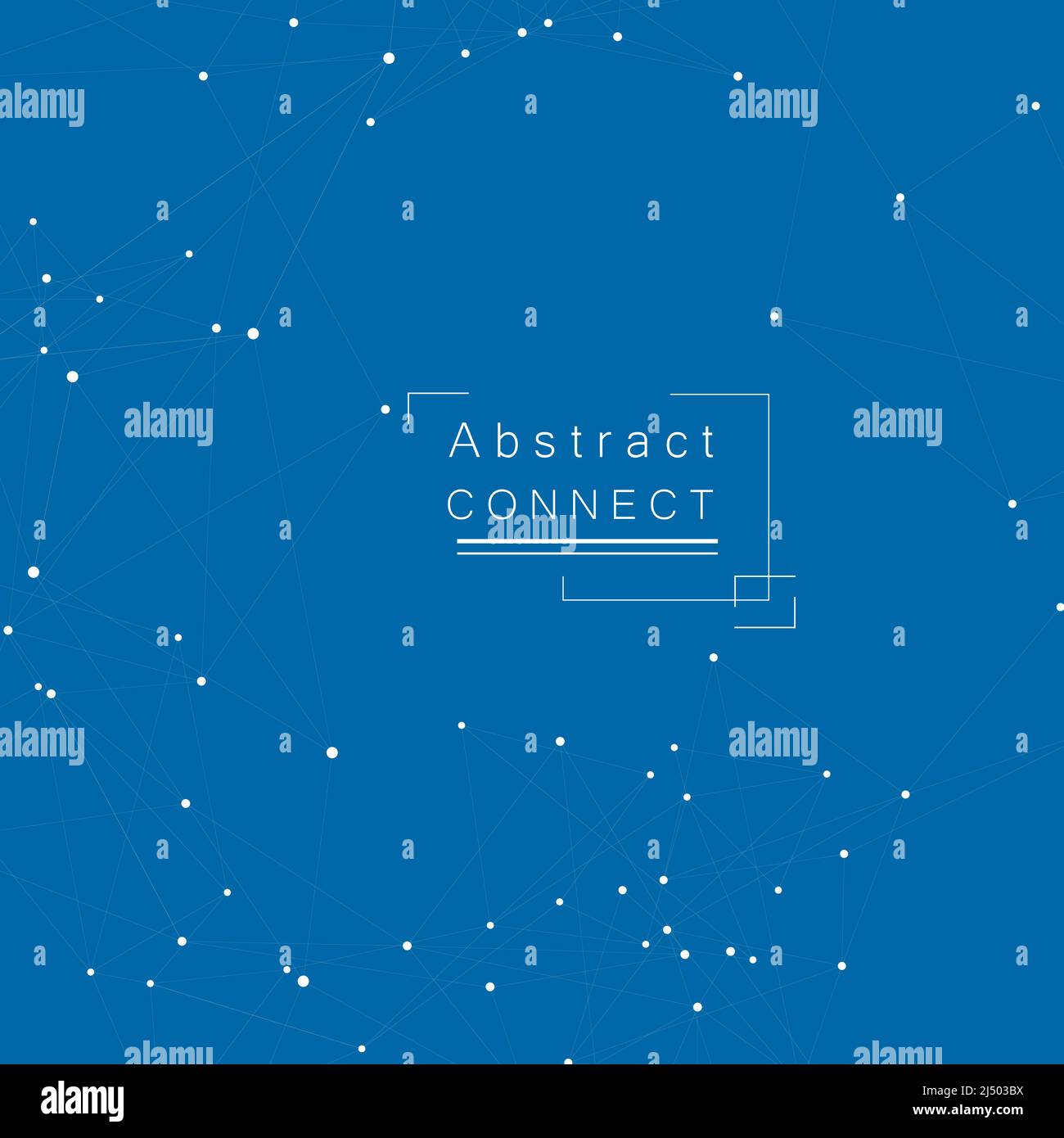 Plexus network in blue Stock Vector Images - Alamy