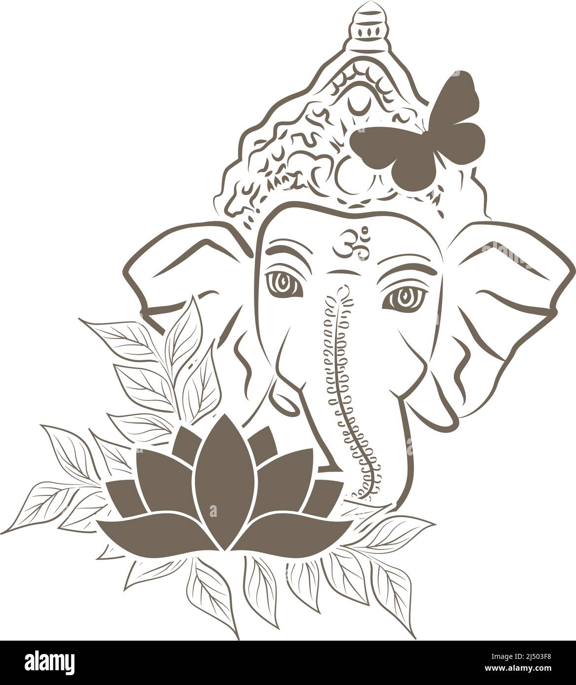 Lord Ganesha, vector Stock Vector Image & Art - Alamy