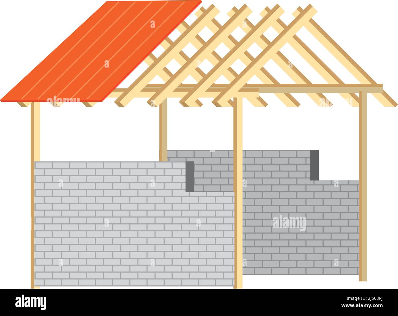 house under construction Stock Vector Image & Art - Alamy