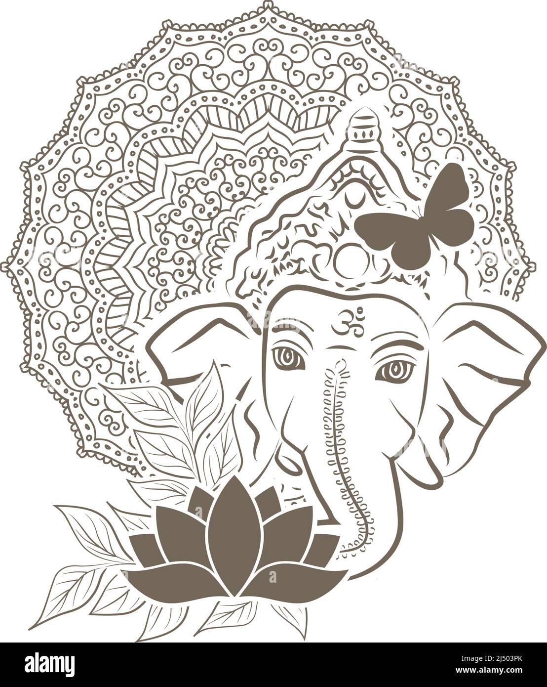 Lord Ganesha, vector Stock Vector Image & Art - Alamy