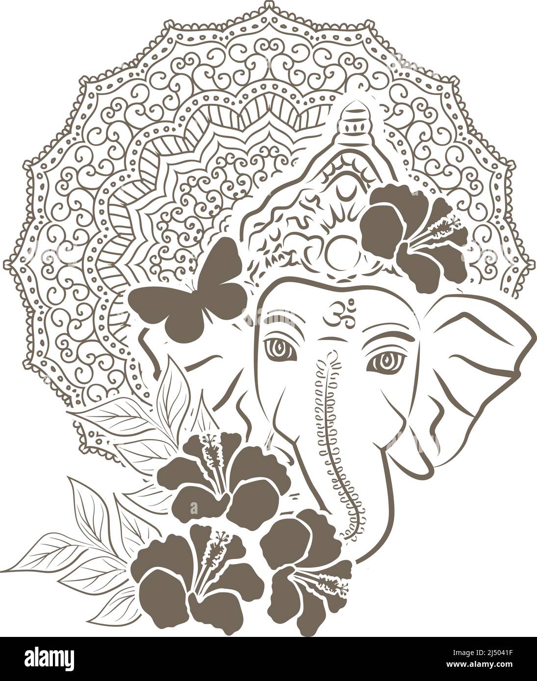 Lord Ganesha, vector Stock Vector Image & Art - Alamy