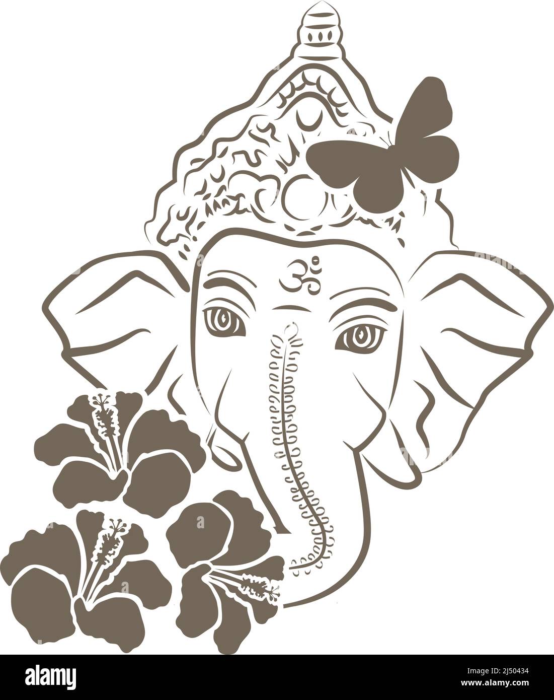 Lord Ganesha, vector Stock Vector Image & Art - Alamy