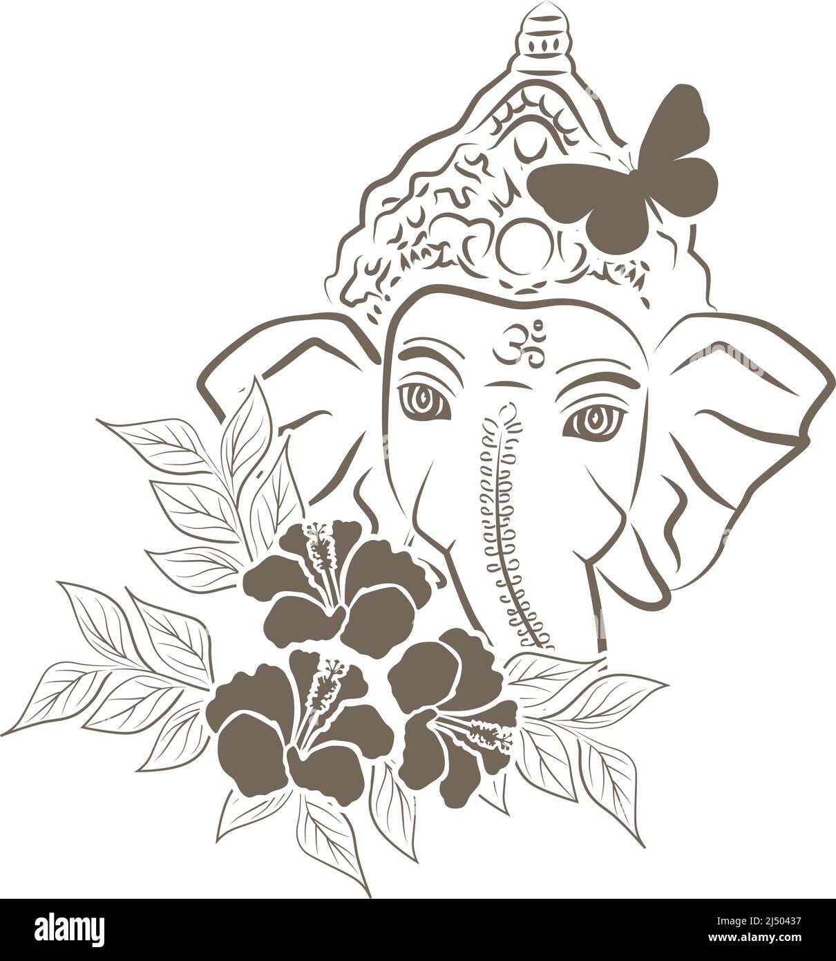 Lord Ganesha, vector Stock Vector Image & Art - Alamy