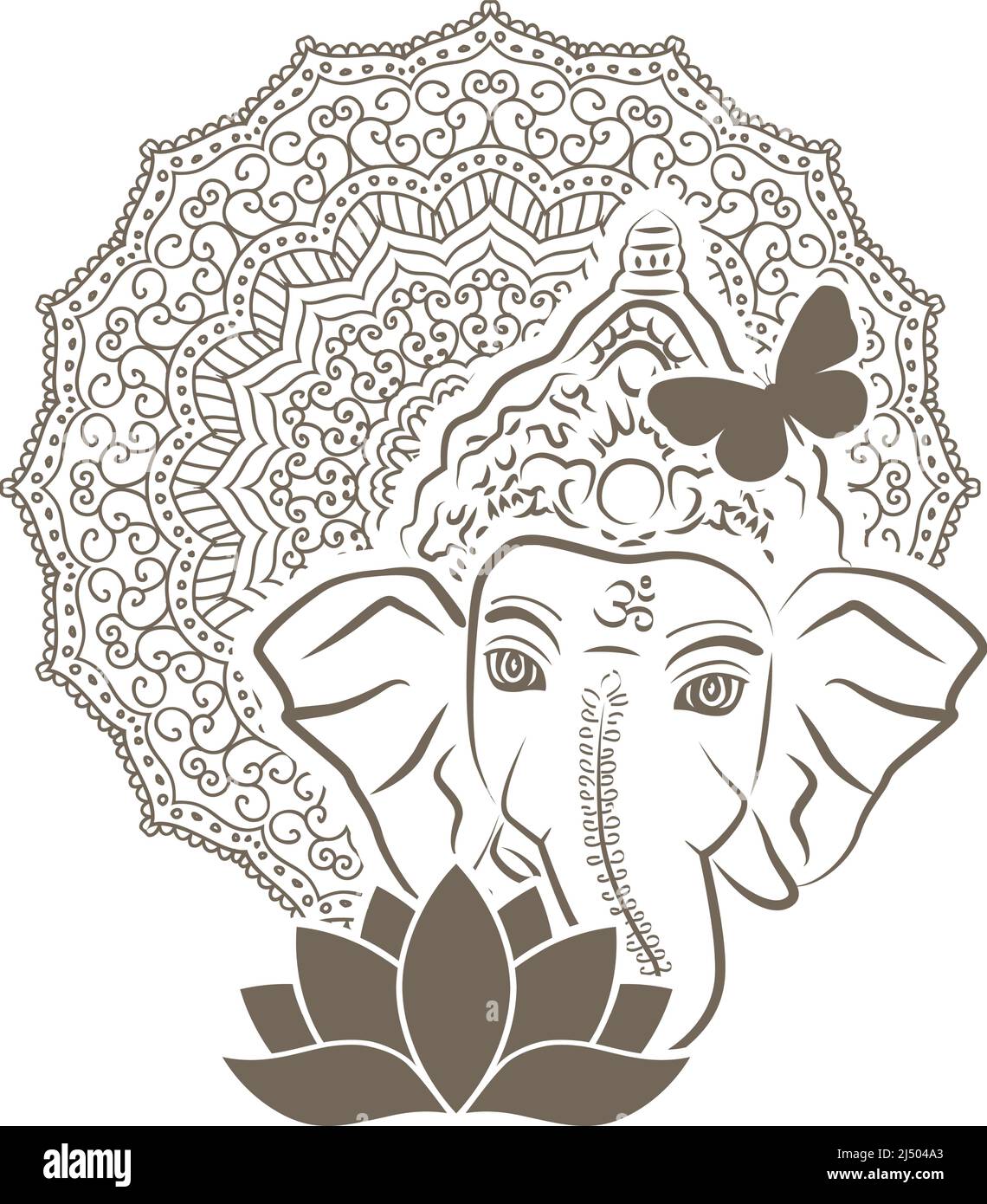Lord Ganesha, vector Stock Vector Image & Art - Alamy