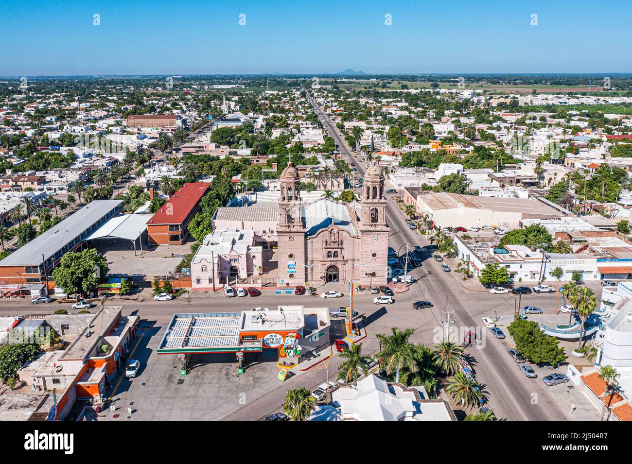 parish of the Sacred Heart of Jesus in Navojoa, Sonora Mexico. church ...