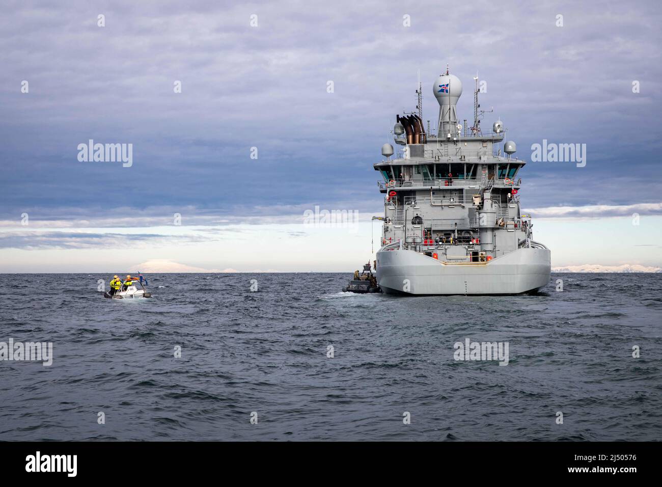 220412-N-PC065-1219 ATLANTIC OCEAN – Members of the Icelandic Coast ...