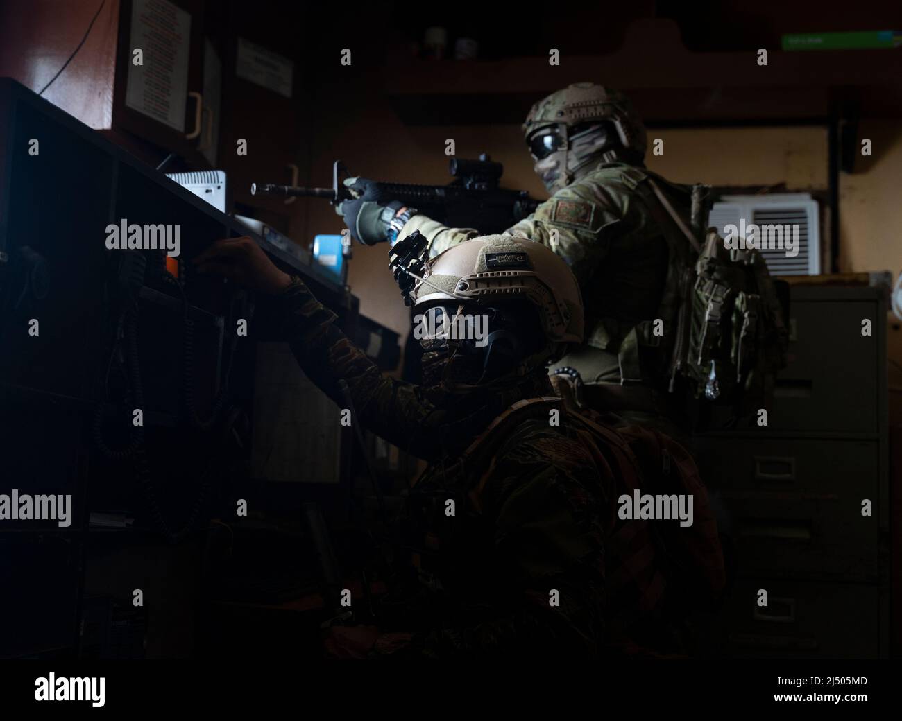 A member of the Philippine Navy Special Operations Group and an ...