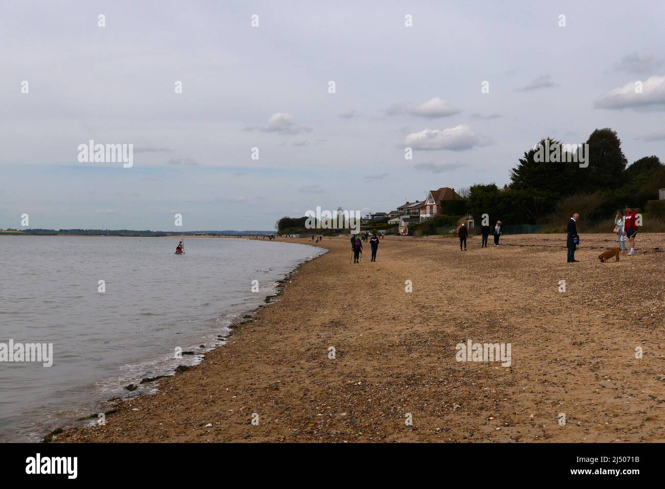Residents in Mersea Island enjoyed the beach in East Mersea on Easter ...