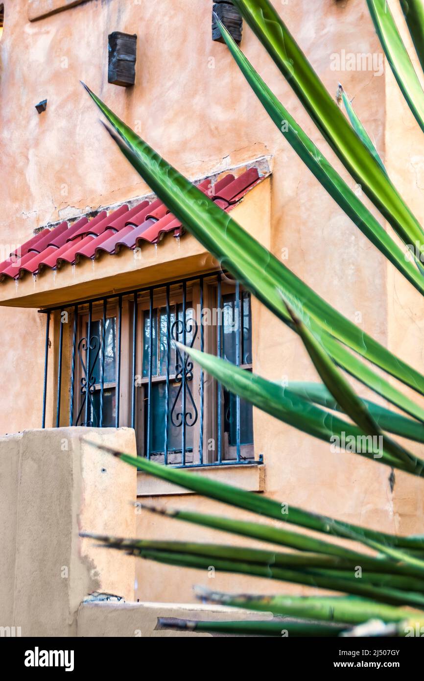 A Spanish architecture style building in the Old Town district of ...