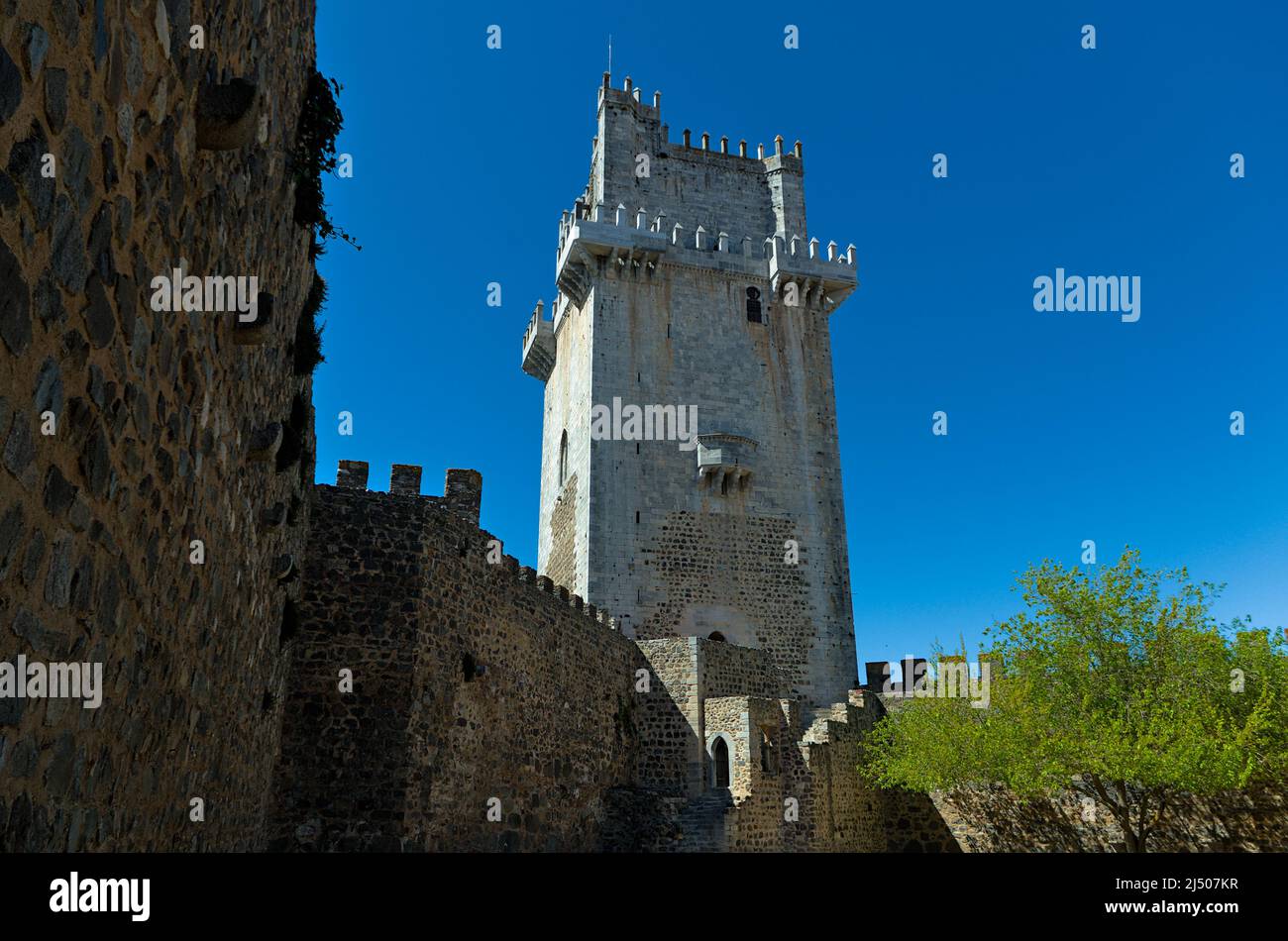 Donjon - Torre de Menagem in the Castle of Beja. Alentejo, Portugal ...