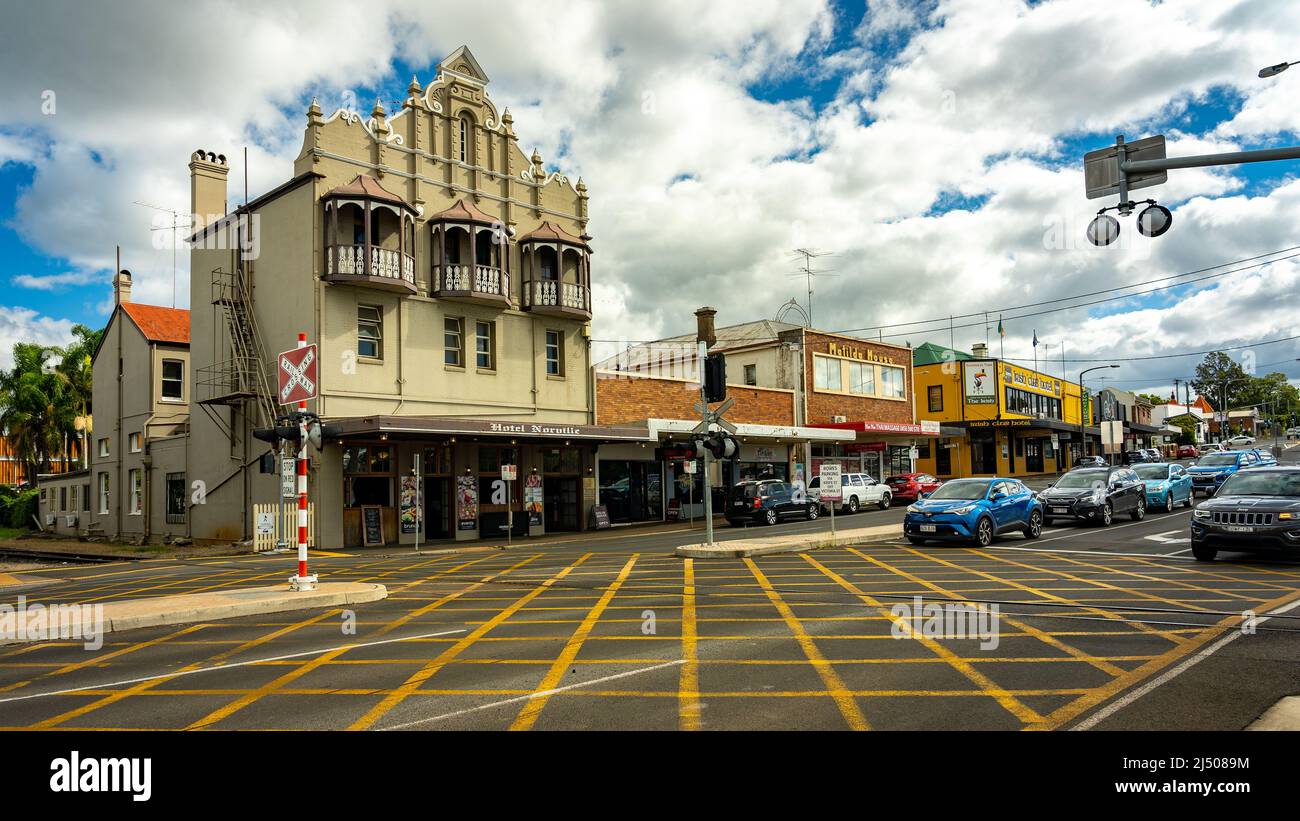 Toowoomba, Queensland, Australia - Historical buildings near railway ...