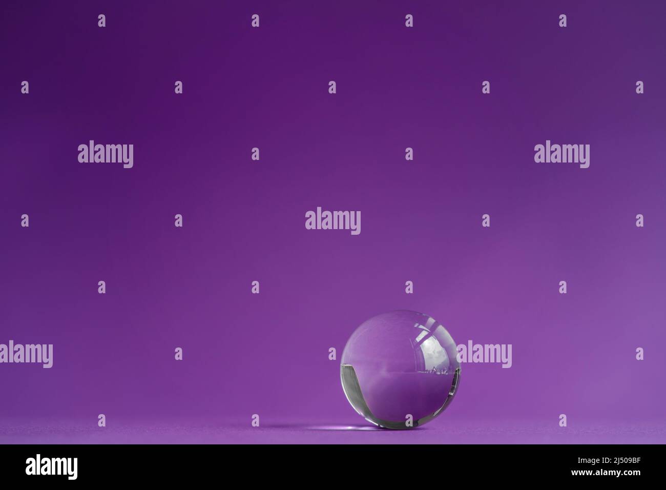 Crystal prism refracting light, magic crystals and pyramid, sphere and ...