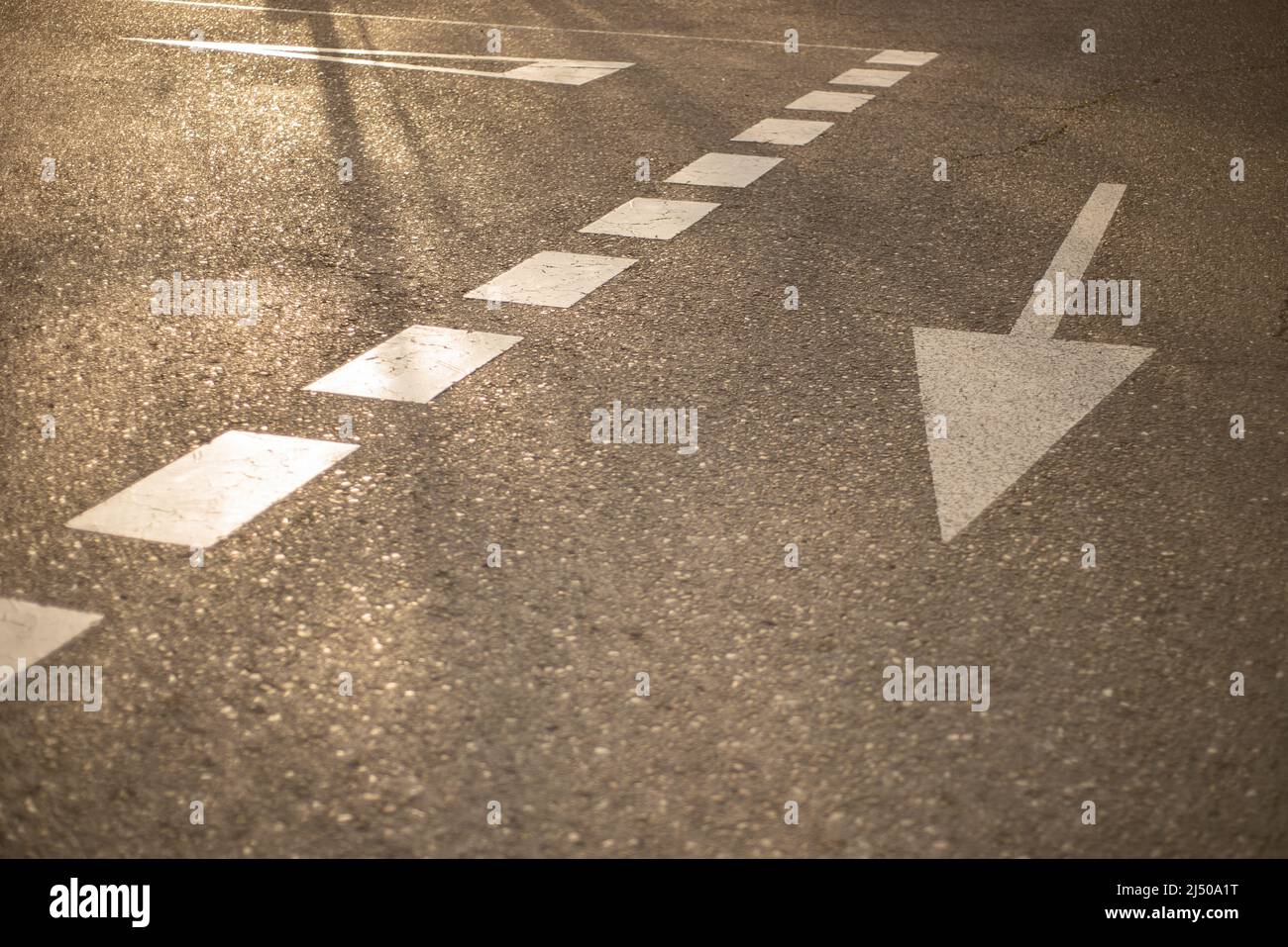 Pavement signs hi-res stock photography and images - Alamy