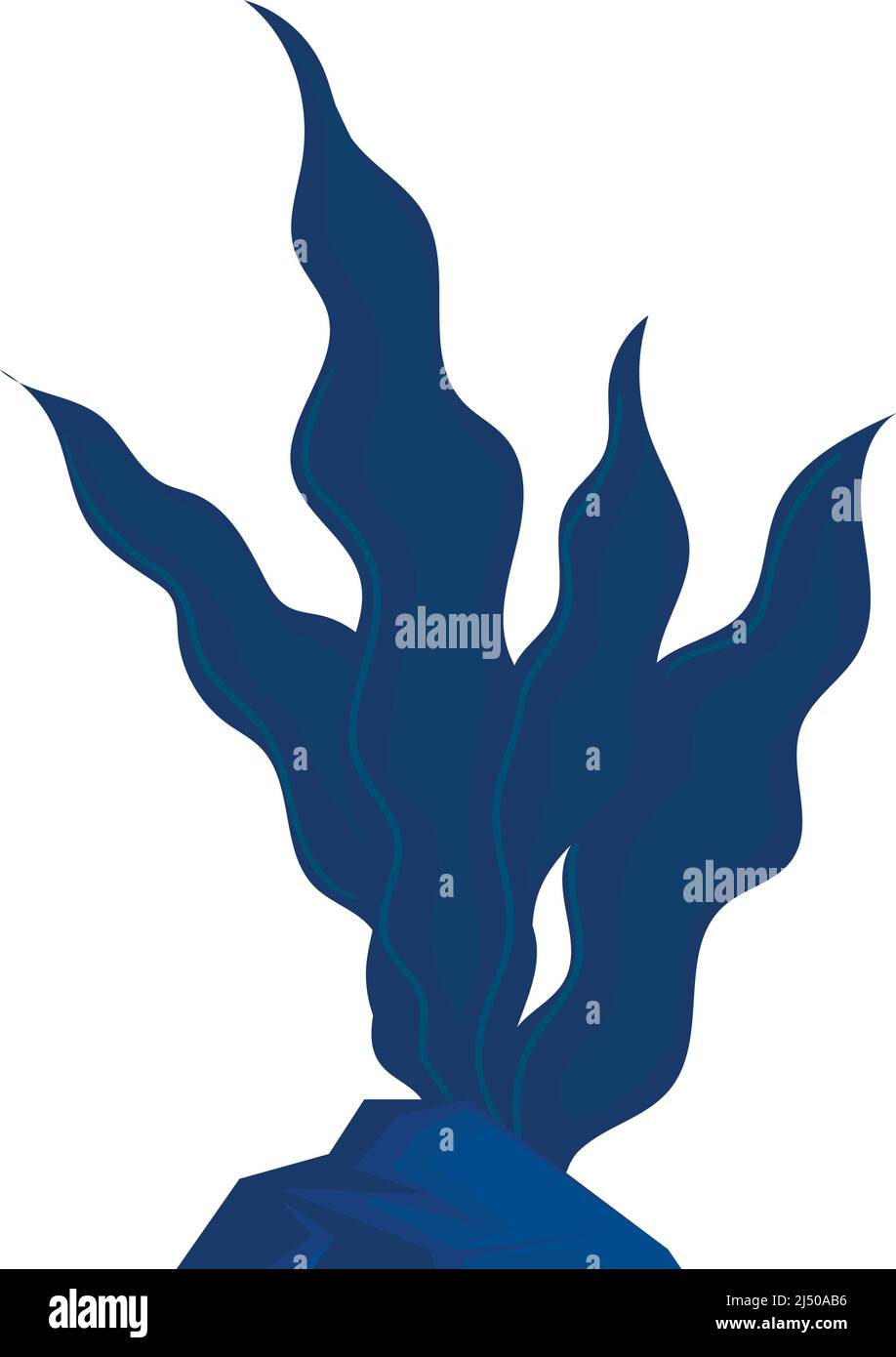 blue algae illustration Stock Vector Image & Art - Alamy