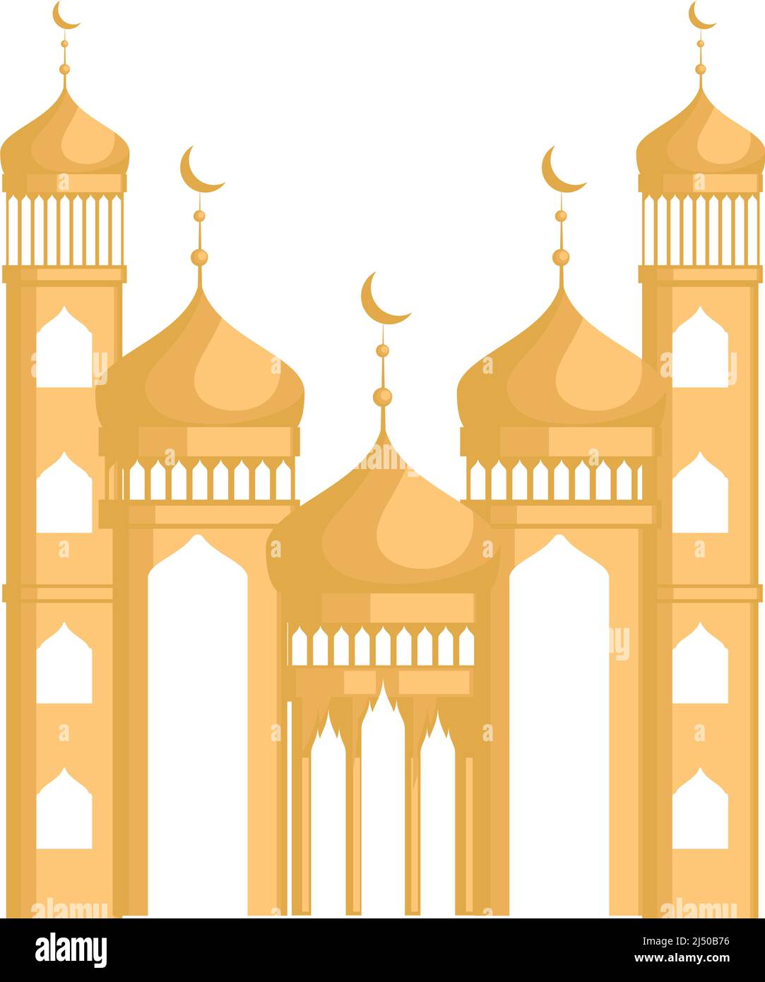 Beautiful golden facade Stock Vector Images - Alamy