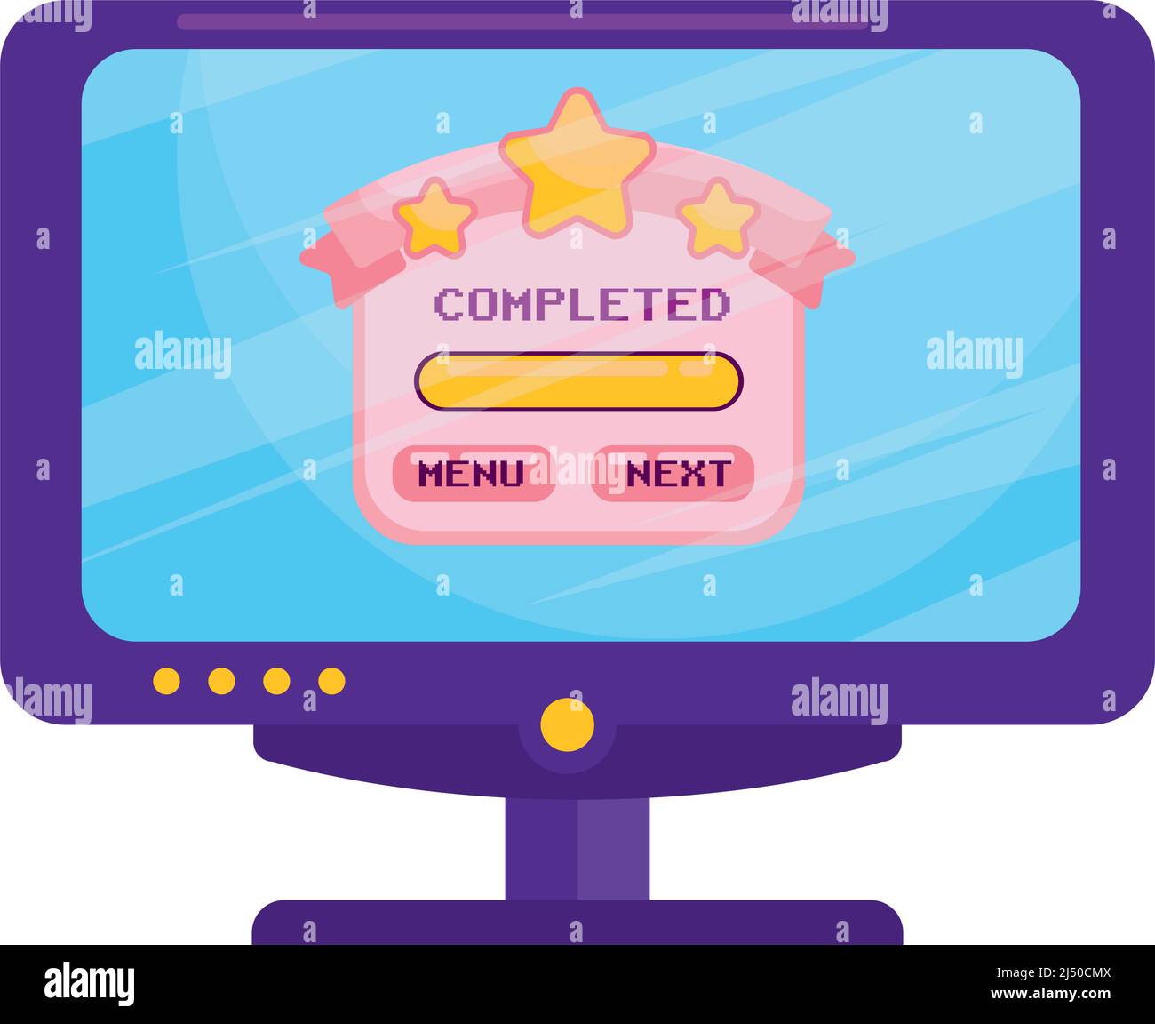 pc gaming monitor Stock Vector Image & Art - Alamy