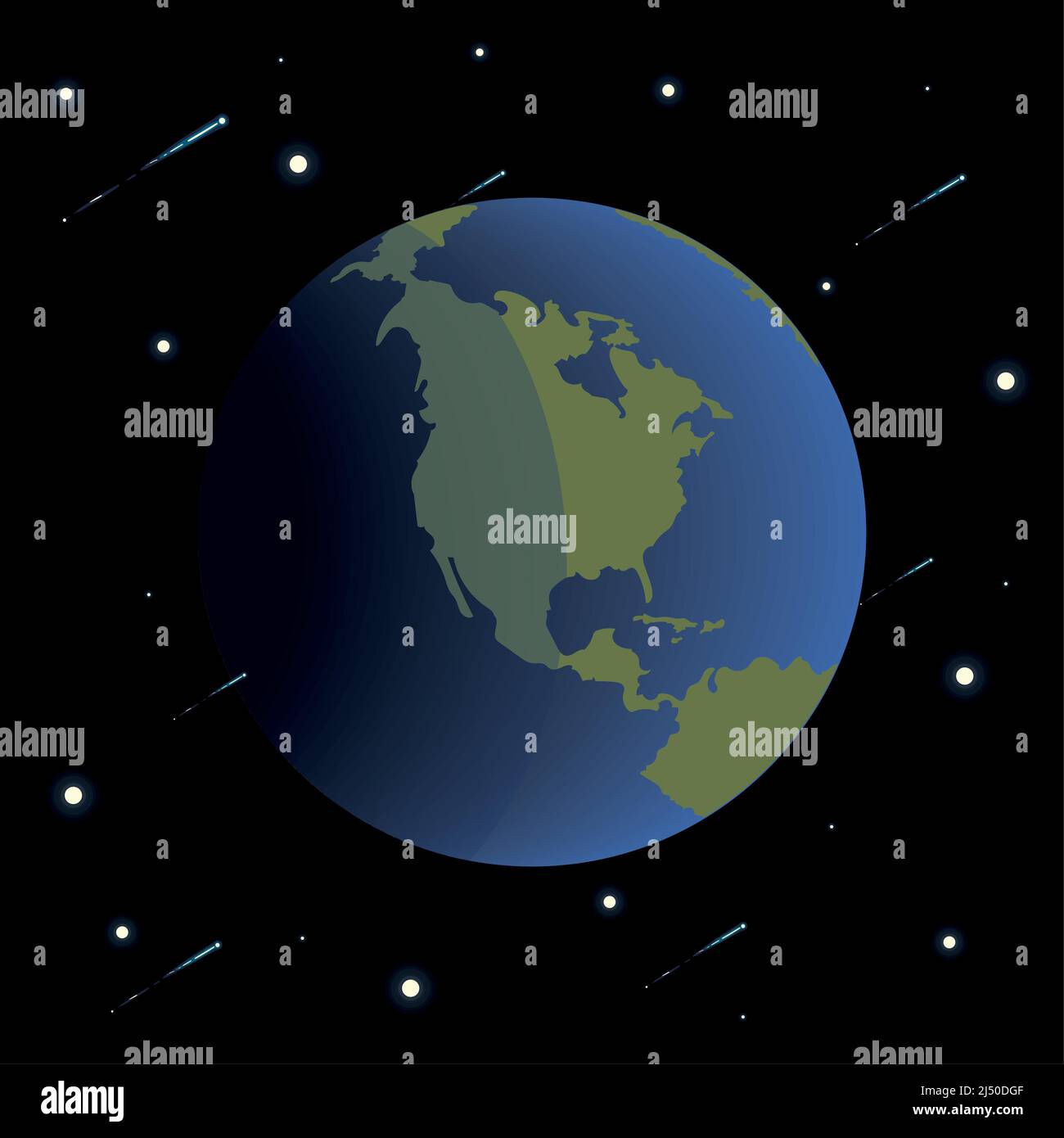planet earth card Stock Vector Image & Art - Alamy