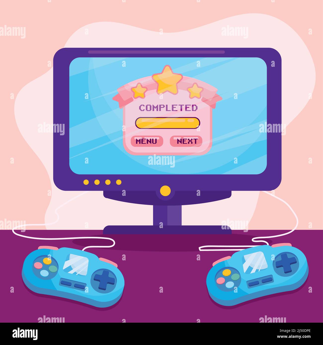 pc gaming and controllers Stock Vector Image & Art - Alamy