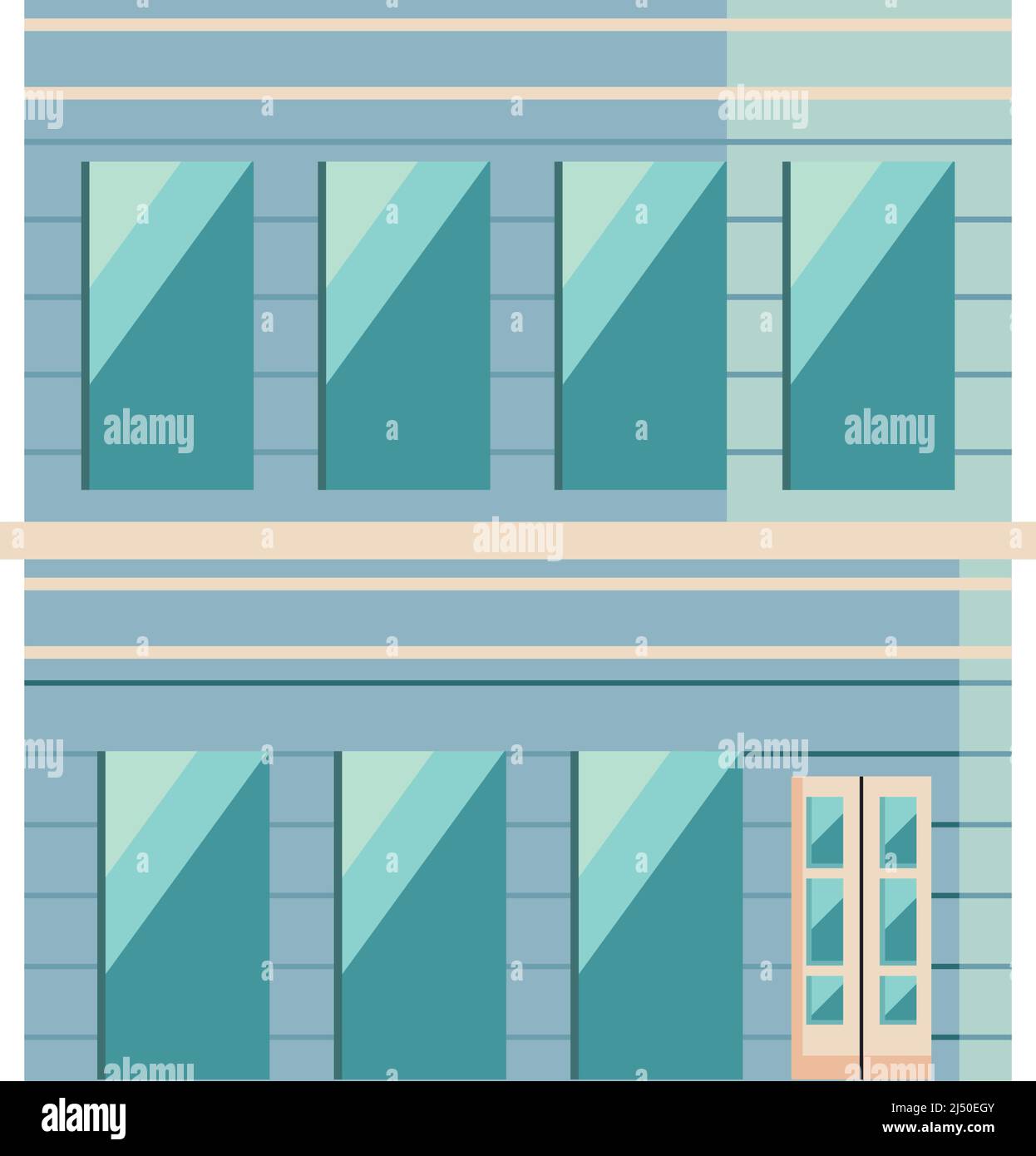 flat blue building design Stock Vector Image & Art - Alamy