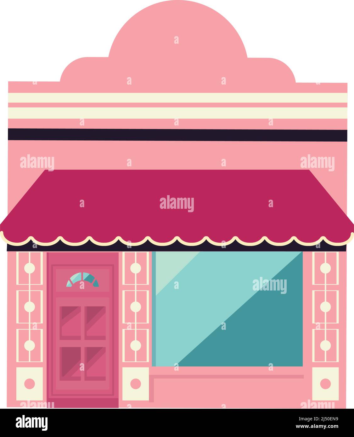flat retail store illustration Stock Vector Image & Art - Alamy