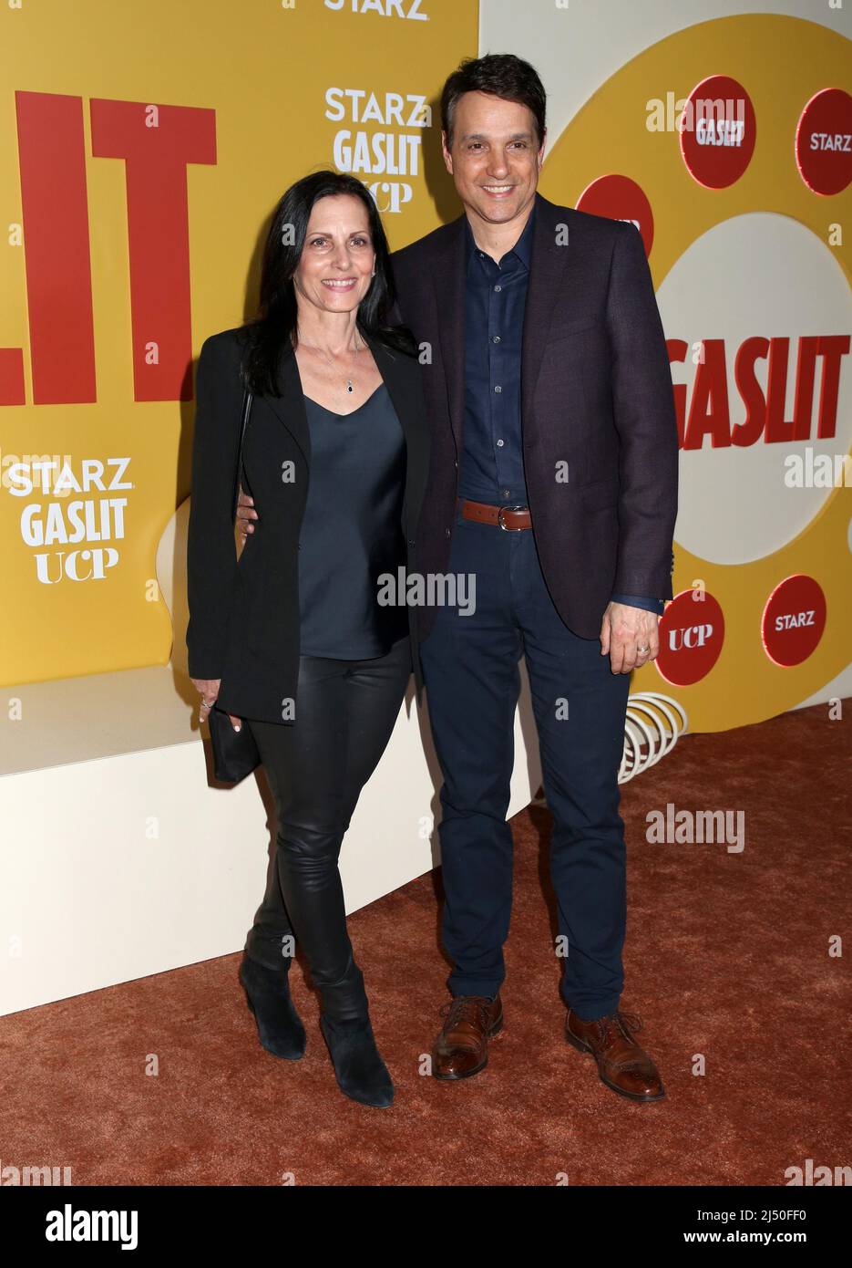 Ralph Macchio and Phyllis Fierro attending the 'Gaslit' New York ...