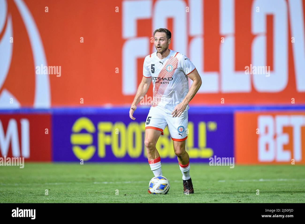 Pathumthani, Thailand. 15th Apr, 2022. Rostyn Griffiths of Melbourne ...