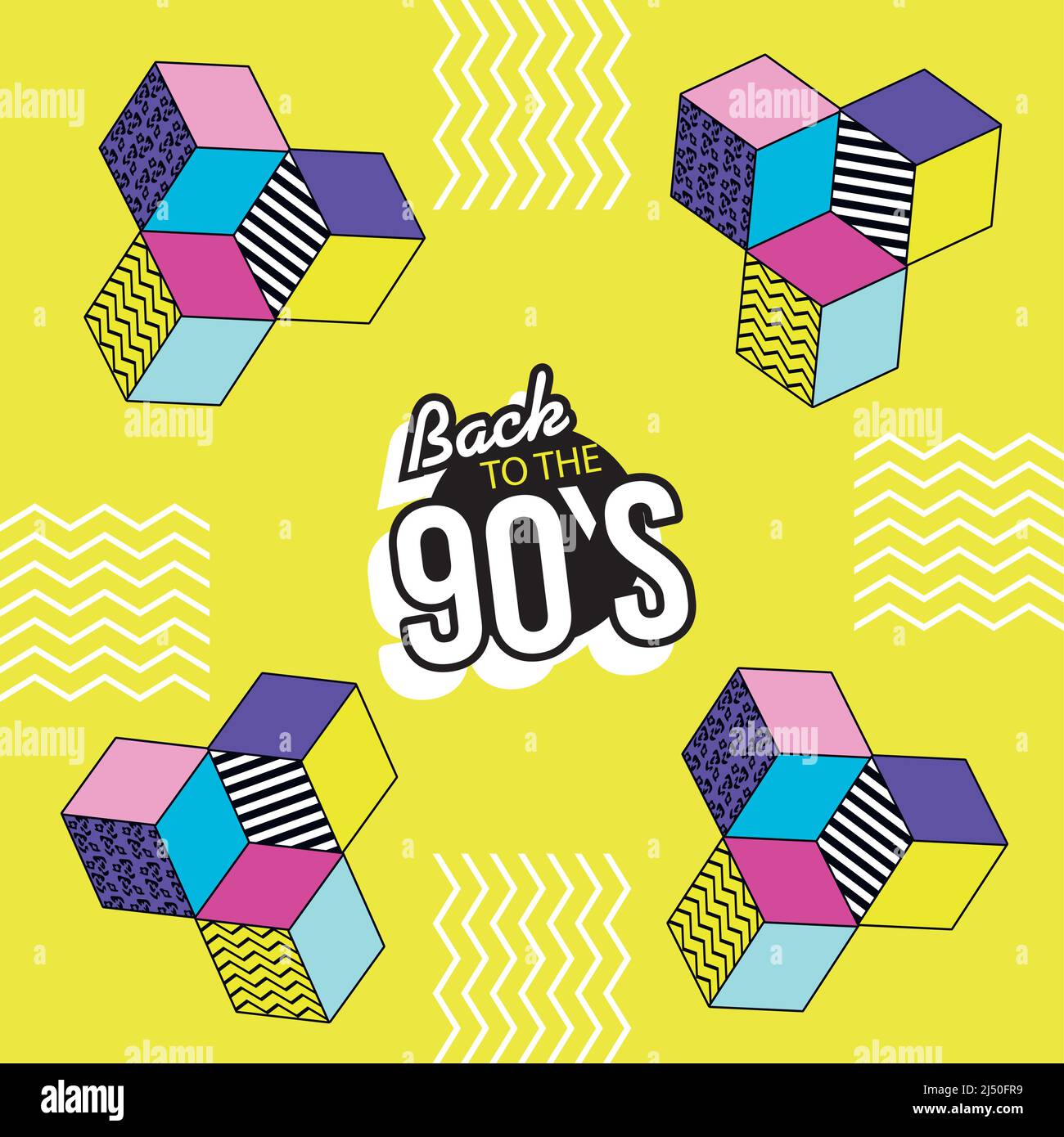 Nineties 90s 90 Stock Vector Images - Alamy