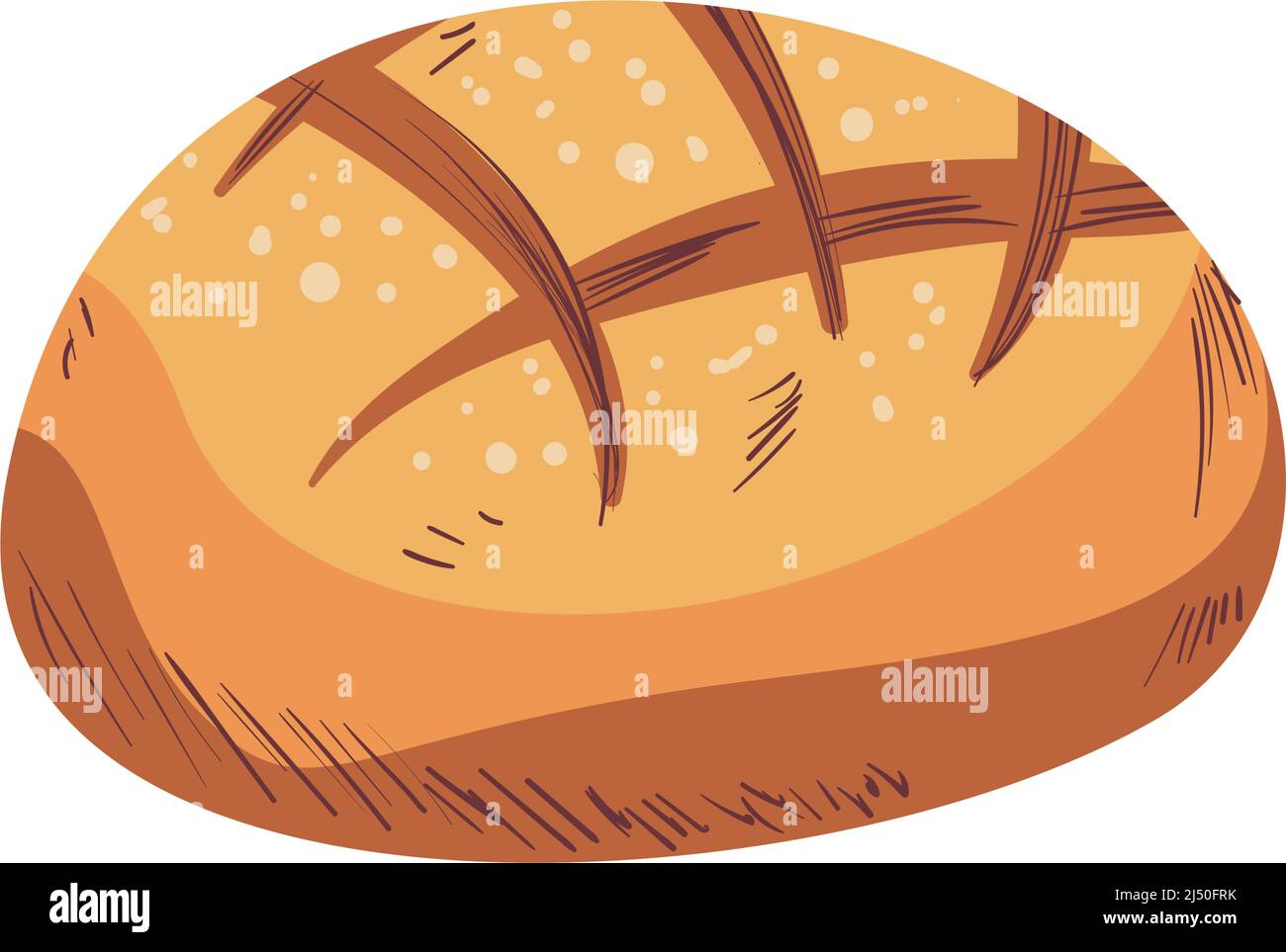 flat bread bun design Stock Vector Image & Art - Alamy