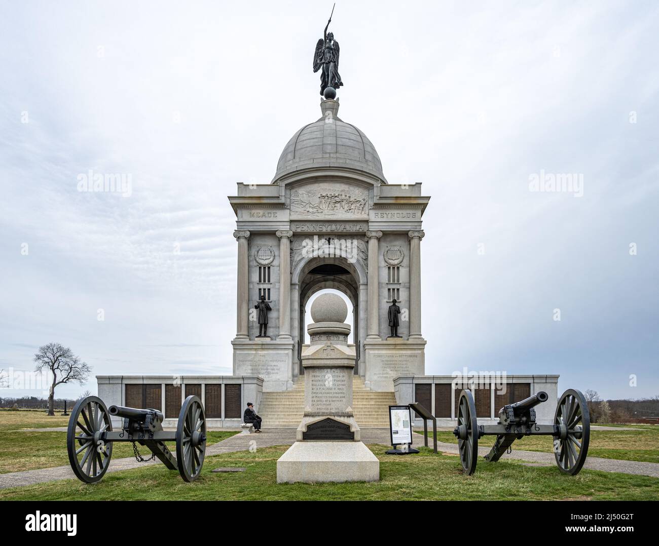 Pennsylvania Memorial at Gettysburg National Military Park in ...