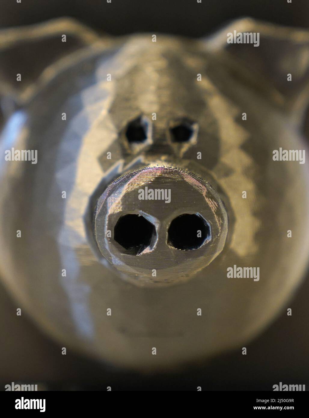 18 February 2022, Schleswig-Holstein, Lübeck: An artificial nose with a ...