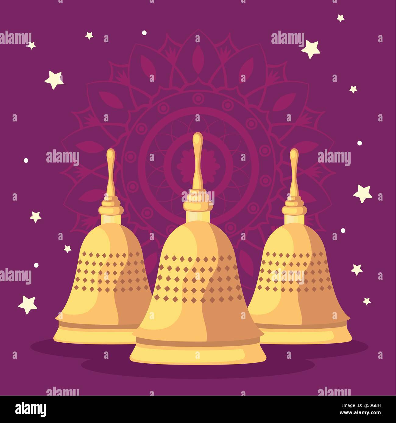 The three bells Stock Vector Images - Alamy