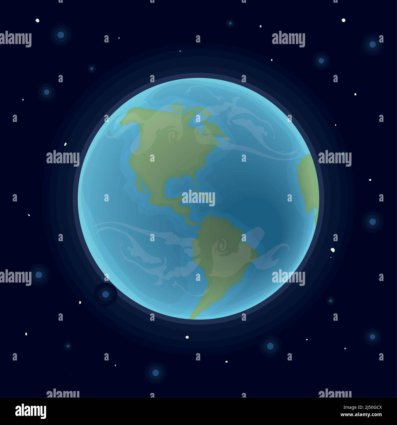 earth from space Stock Vector Image & Art - Alamy