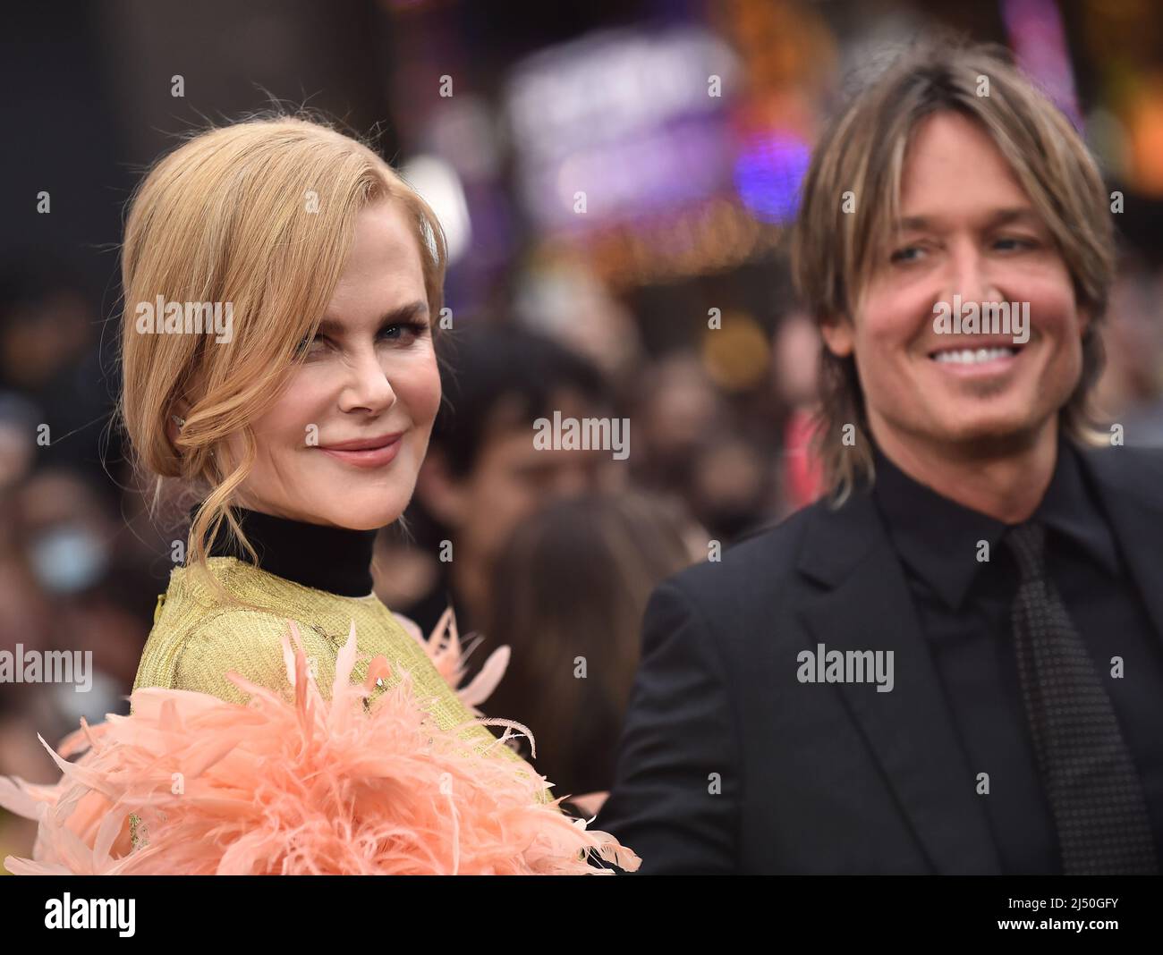 Nicole Kidman and Keith Urban arriving to "The Northman" L.A. premiere ...