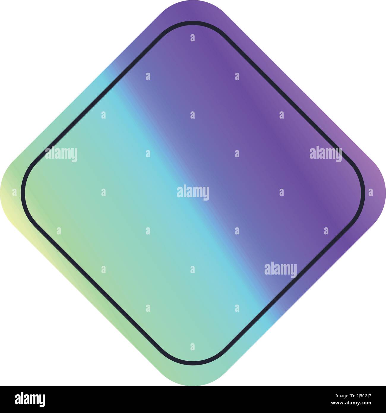 flat holographic stamp design Stock Vector Image & Art - Alamy