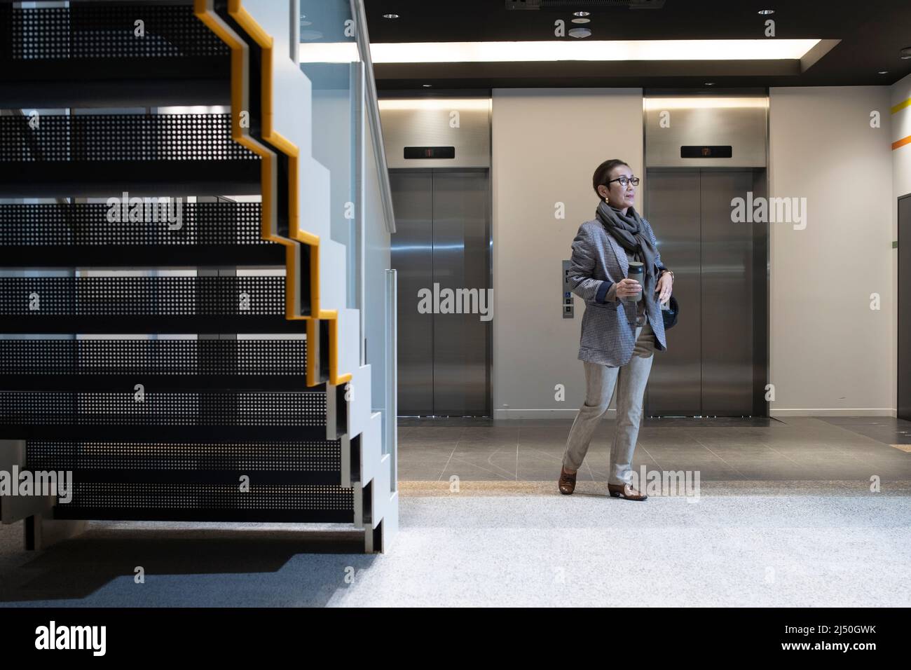 Business Woman Going to Work Stock Photo - Alamy