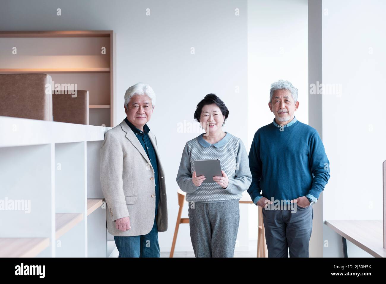 Elderly Business Portrait Stock Photo - Alamy