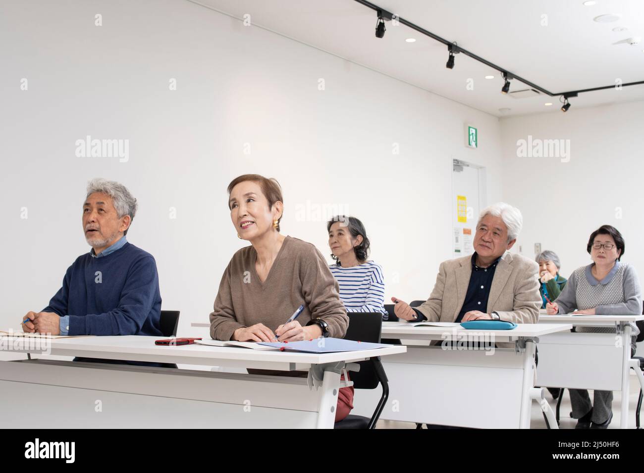 Senior on the Seminar Stock Photo - Alamy