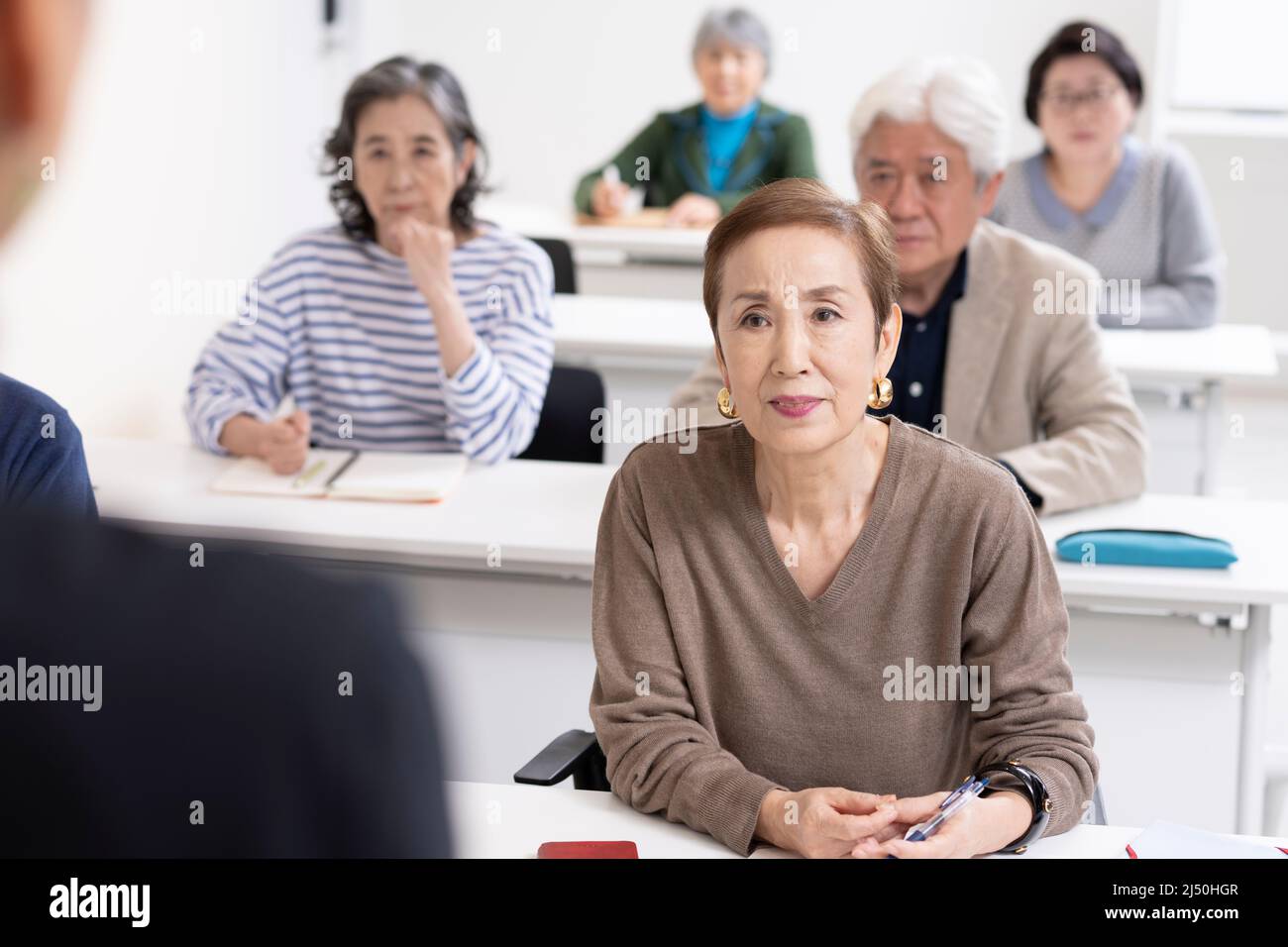 Senior on the Seminar Stock Photo - Alamy