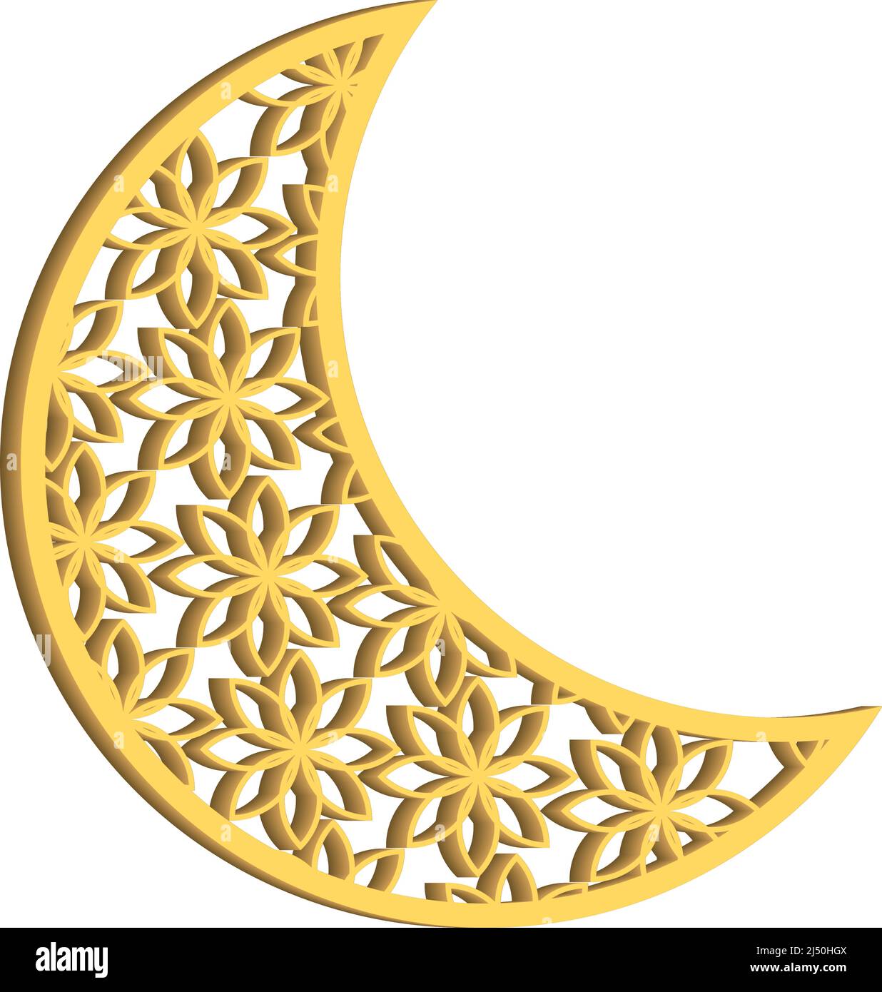 arabic moon illustration Stock Vector Image & Art - Alamy