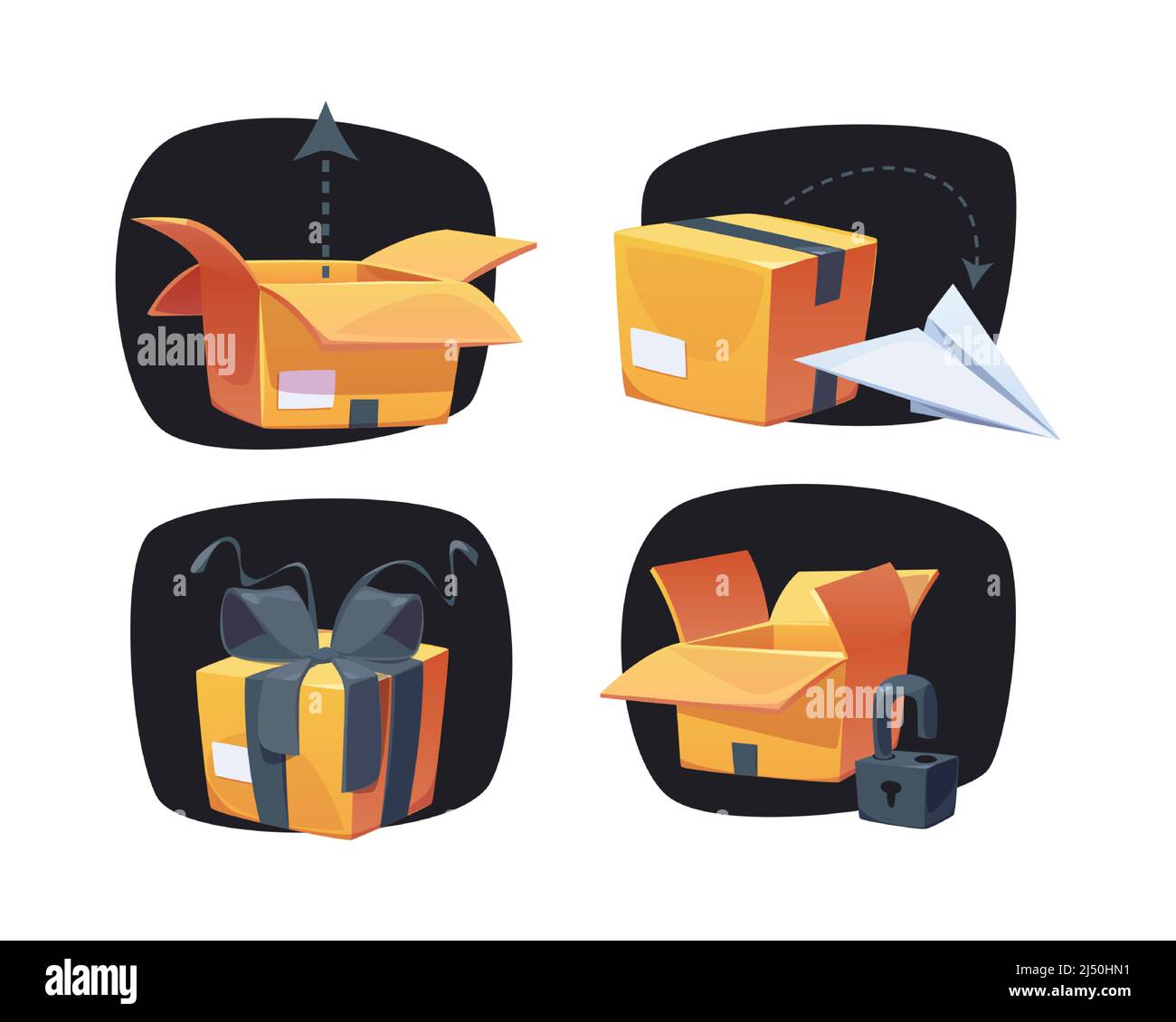 Open Package Clipart