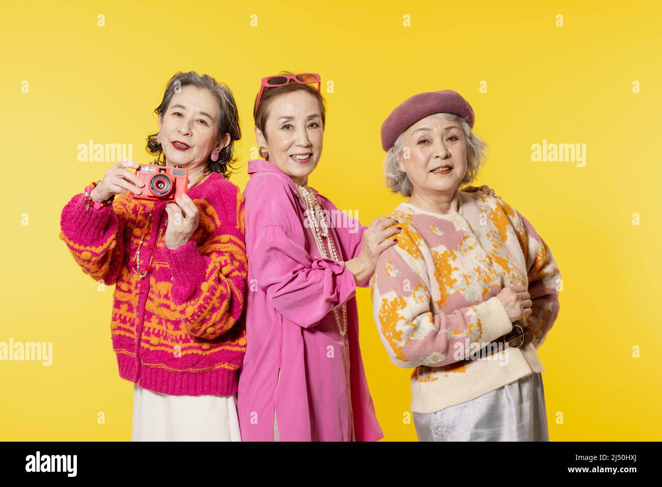 Elderly Women Fashion Portrait Stock Photo - Alamy