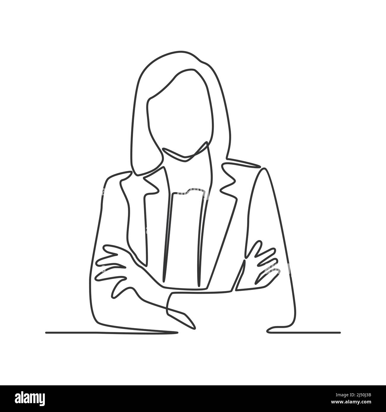 Female work person people employee Cut Out Stock Images & Pictures - Alamy