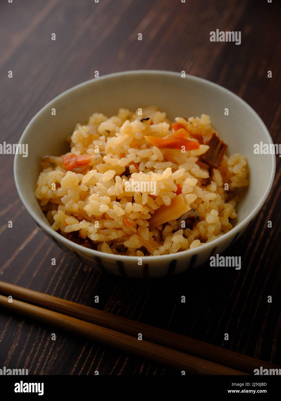 Gomoku Gohan, Japanese Steamed Rice with Vegetables Stock Photo - Alamy