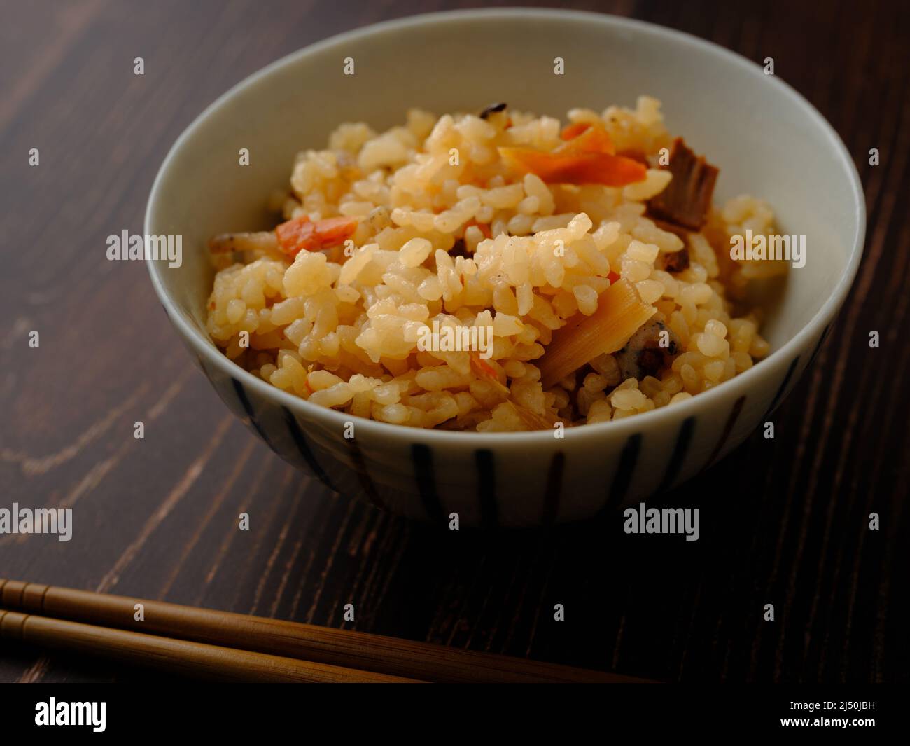 Gomoku Gohan, Japanese Steamed Rice with Vegetables Stock Photo - Alamy