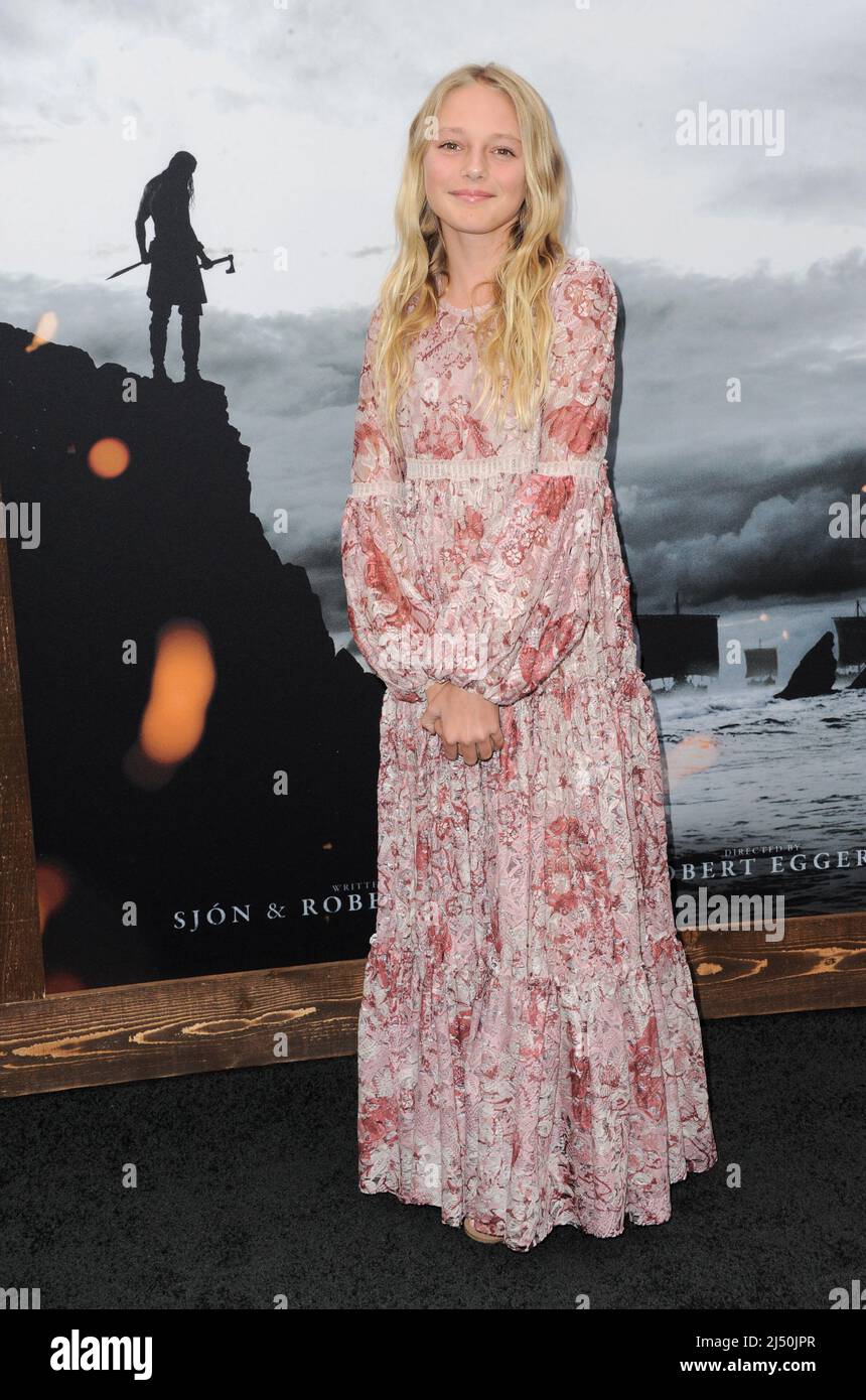 Lily Bird at the Los Angeles premiere of 'The Northman' held at the TCL ...